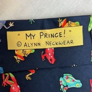 Alynn | Accessories | Alynn My Prince Frog Silk Tie | Poshmark